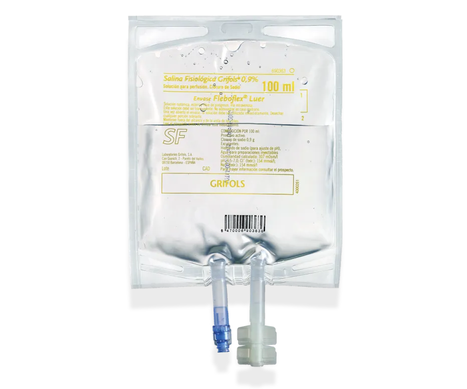 Fleboflex® Luer | Bolsas de Polipropileno Sin Aguja